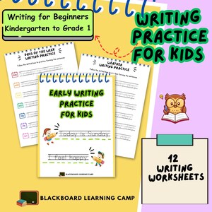 Sentence Writing and Tracing Worksheet - Perfect for Beginners, Tracing ...