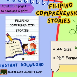 Filipino Reading Comprehension Worksheets - Learn Filipino Stories for ...