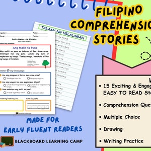 Filipino Reading Comprehension Worksheets - Learn Filipino Stories for ...