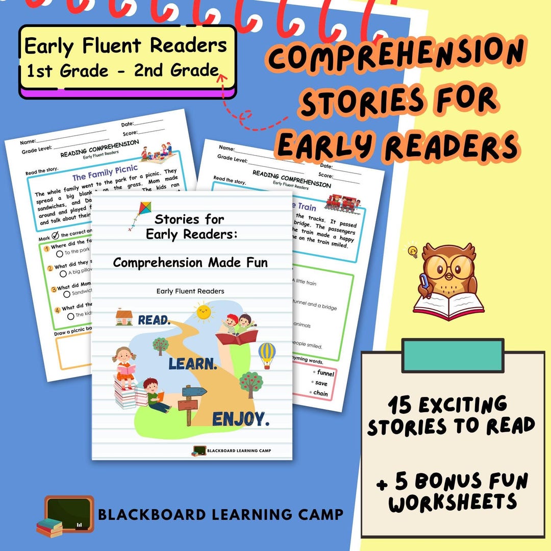 Stories for Early Readers: Comprehension Activities for Grades 1 - 2 ...