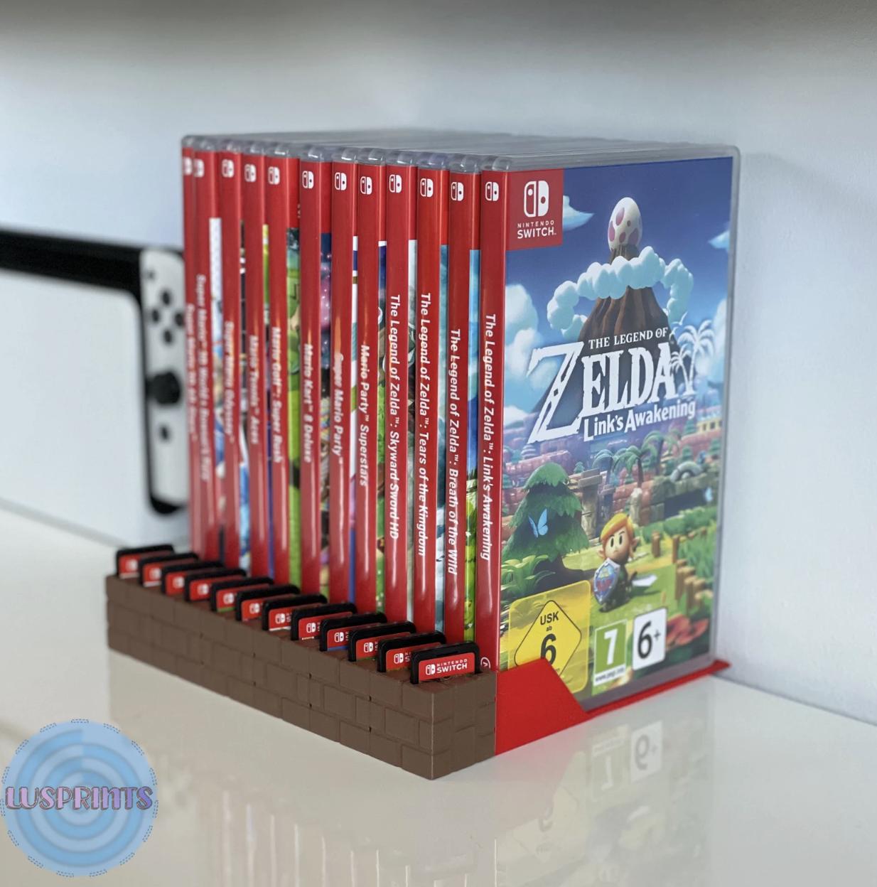 Brick Game Case and Cartridge Holder Compatible With Nintendo Switch 12 ...