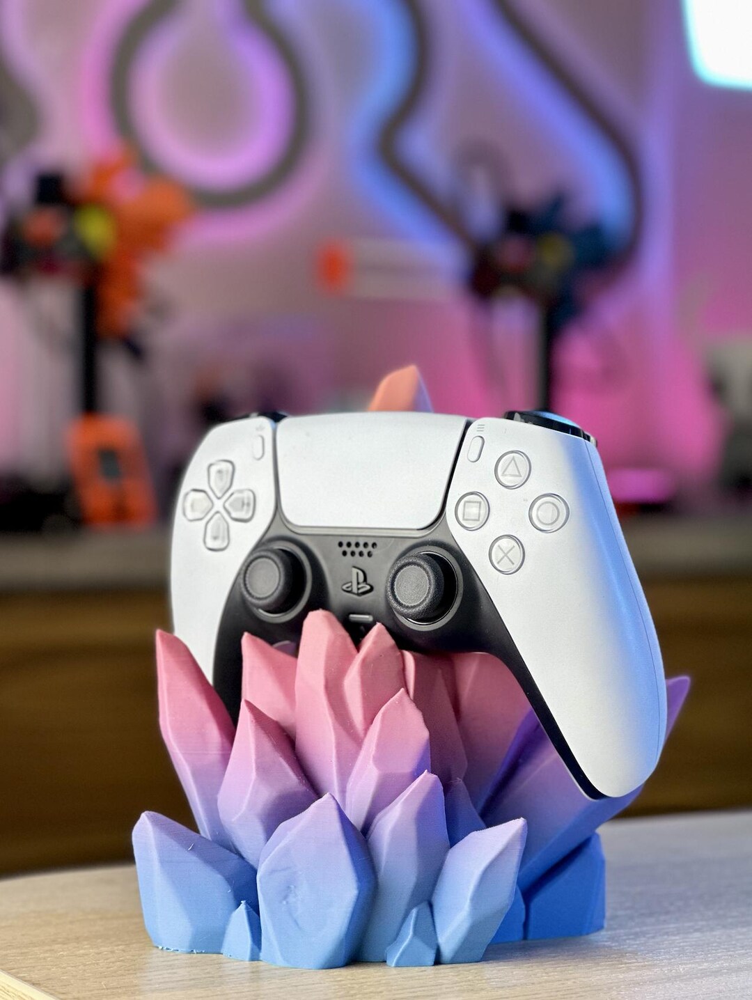 Colorful Crystal Cluster Universal Video Game Controller Holder ...