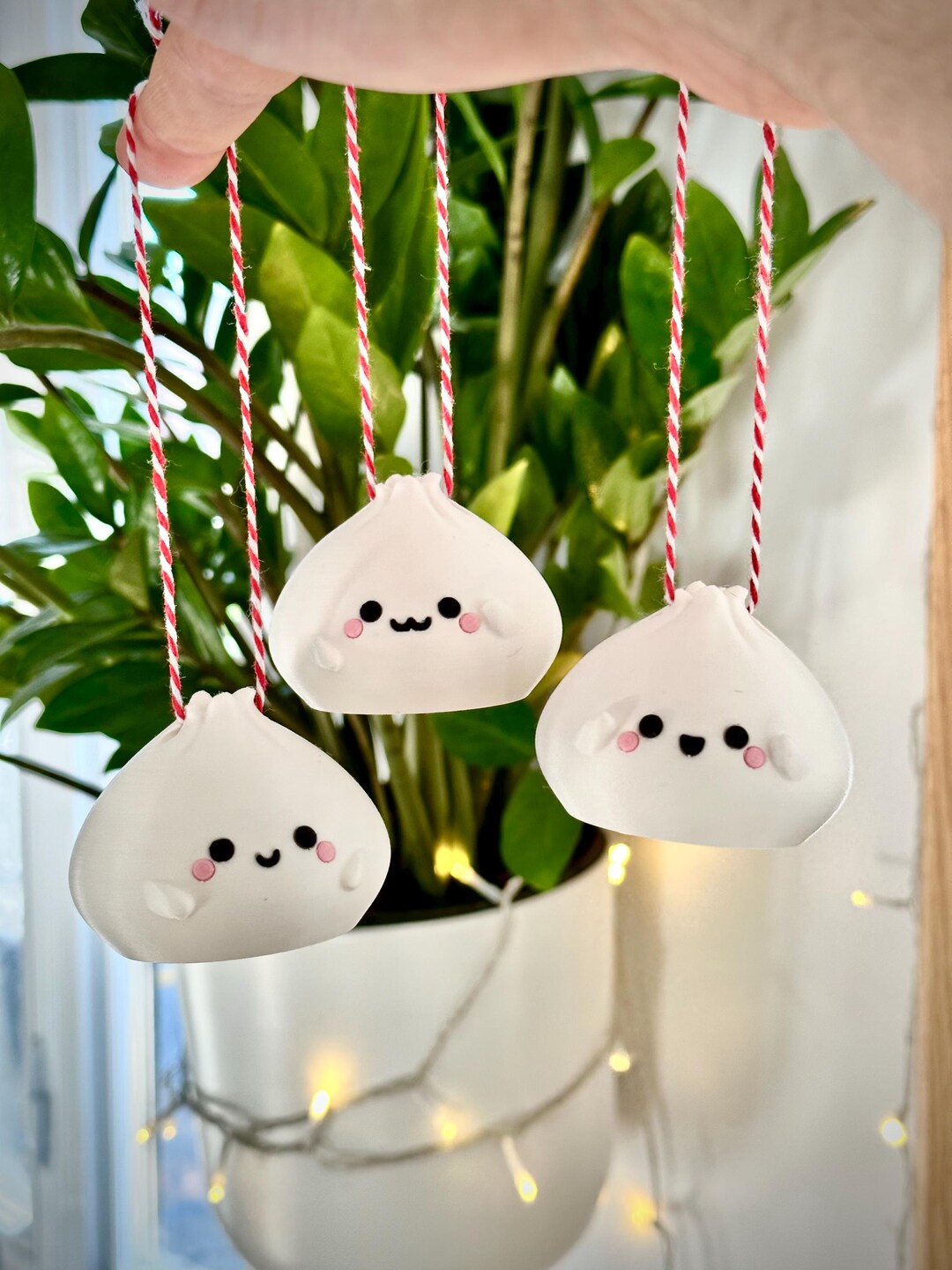 Kawaii Dim Sum Christmas Ornaments 3D Printed - Etsy