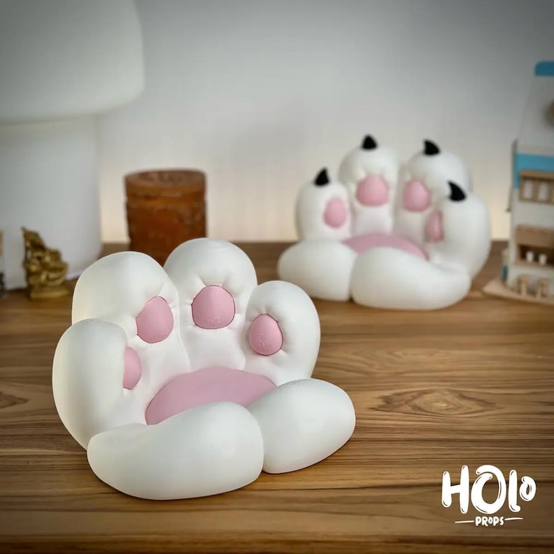 Kawaii Cat Paw Catch-all Tray | Multifunctional and Multicolor - Etsy