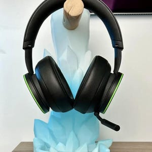3D Printed Crystal Headphone Stand for Gaming and Desk Organization - Etsy