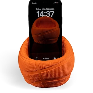 Basketball Phone Holder and Dock | 3D Printed Sports-themed Desk ...