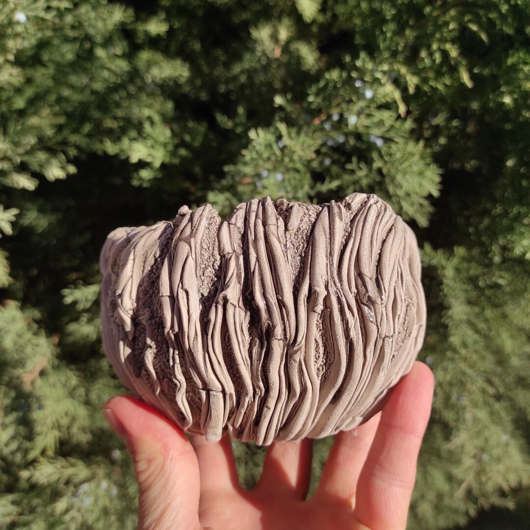 Mini Stripes Pottery, Sculptural Plant Pot, Handmade Ceramic Pot ...