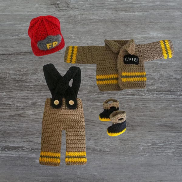 Fireman Costume - Etsy