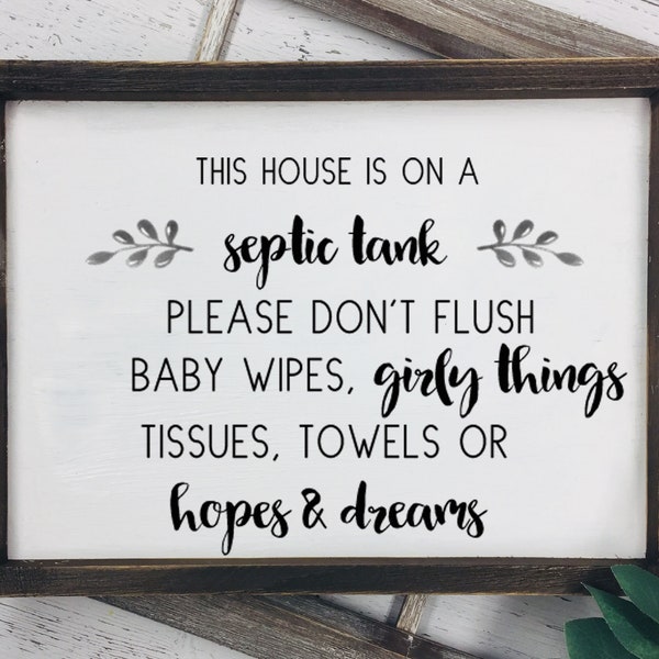 Septic Sign - Etsy