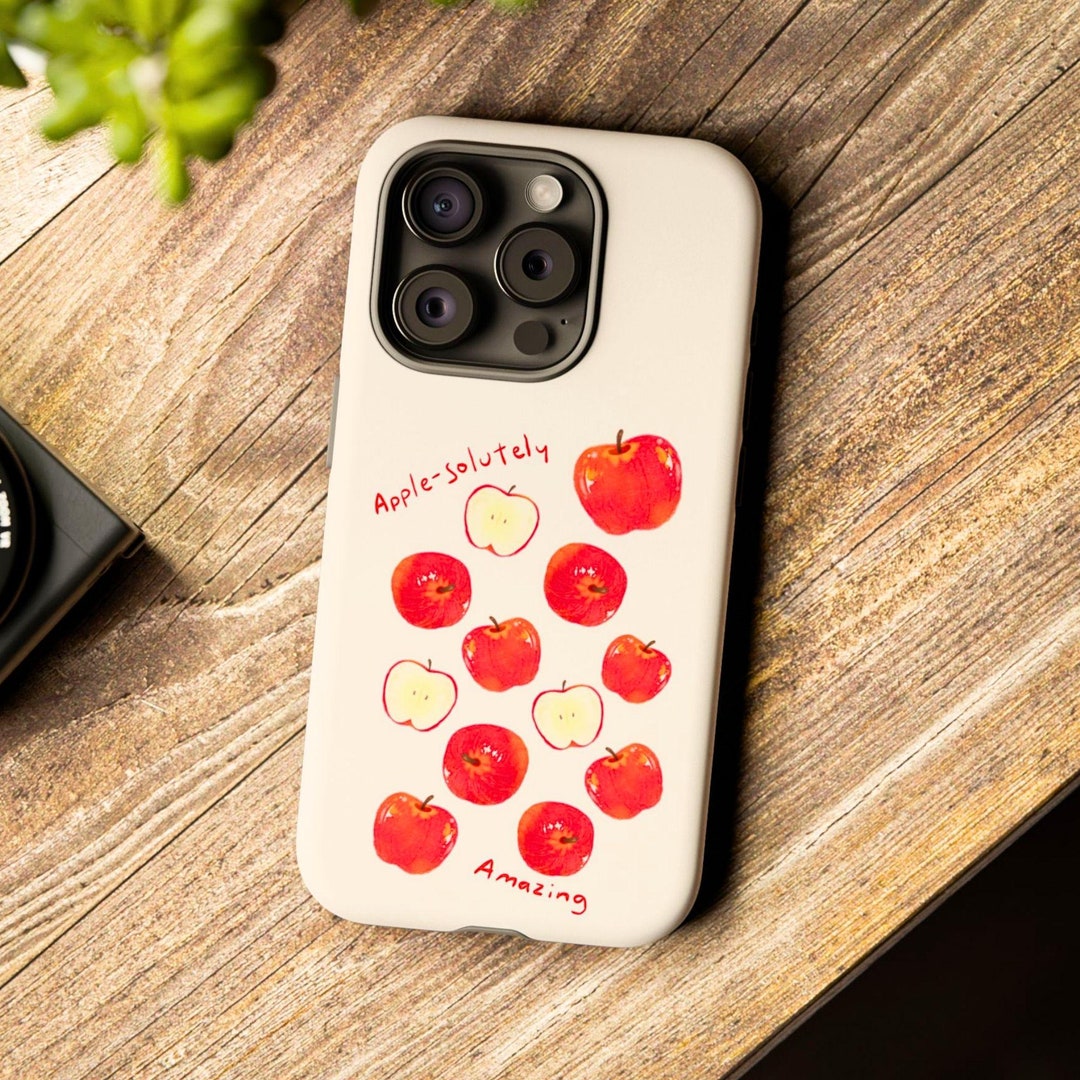 Aesthetic Cute Apple Phone Case for iPhone Pro Max 16 15 14 13 12 11 Xs ...