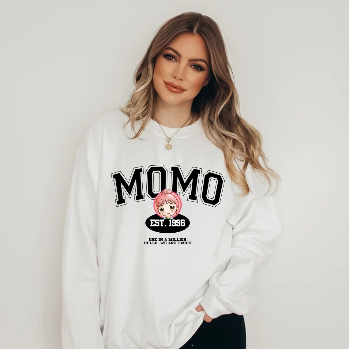 Cute Twice Members Chibi Sweatshirt, Twice Kpop Shirt, Twice Jihyo ...