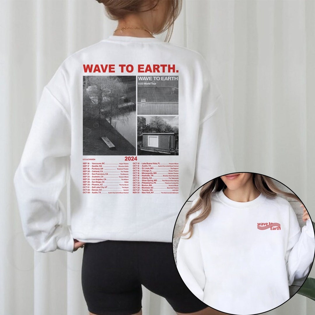 Wave to Earth 0.03 Tour 2024 Sweatshirt, Wave to Earth Kpop Merch, Wave ...