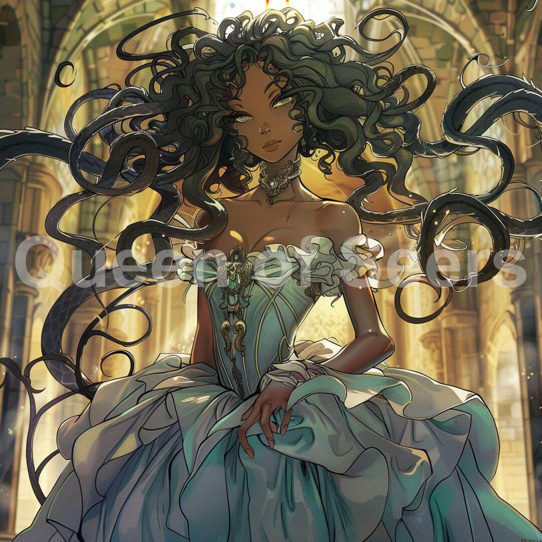 Medusa Art Dark Art Gothic Art Dark Cottagecore Art Fantasy Art Witchy ...