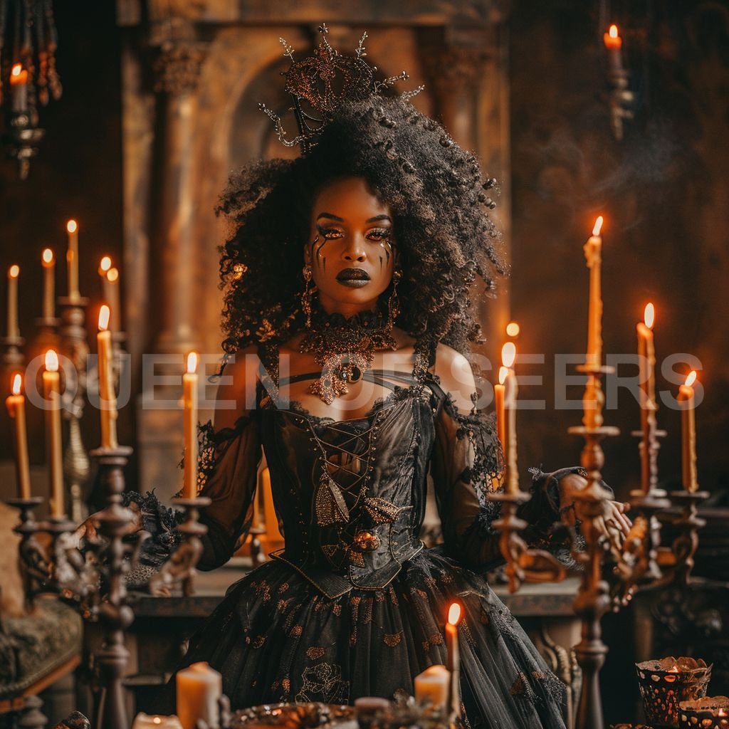 Black Witch Digital Downloadable Art African American Witch Clipart ...