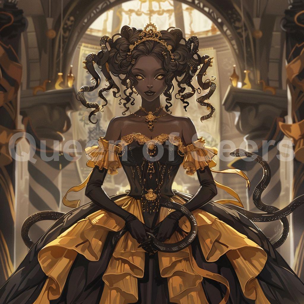 Medusa Art Dark Art Gothic Art Dark Cottagecore Art Fantasy Art Witchy ...