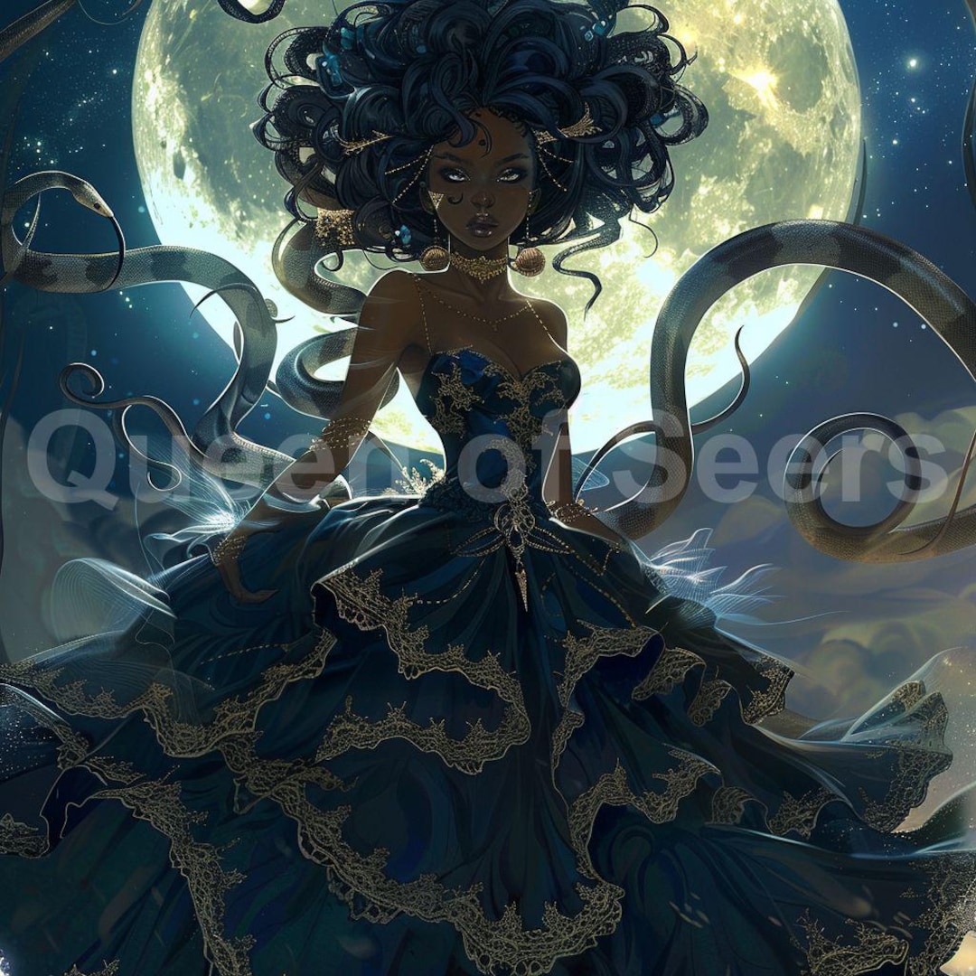 Medusa Art Dark Art Gothic Art Dark Cottagecore Art Fantasy Art Witchy ...