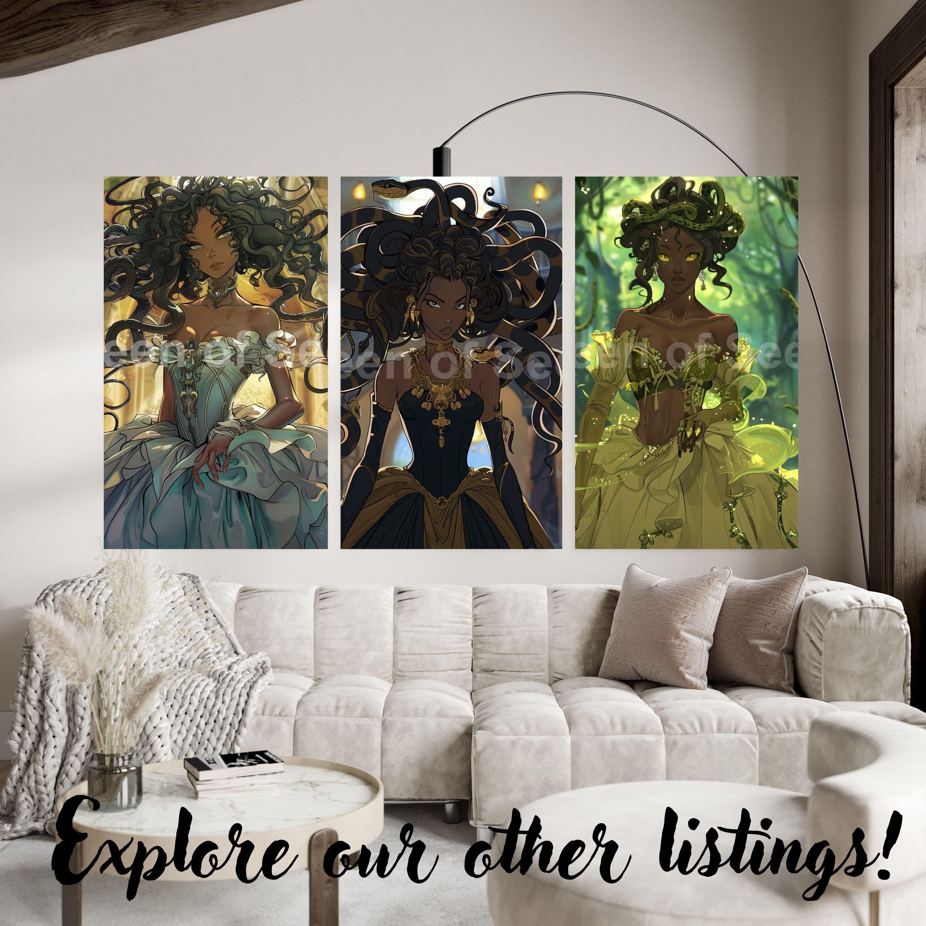 Medusa Art Dark Art Gothic Art Dark Cottagecore Art Fantasy Art Witchy ...