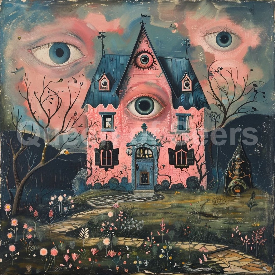 Cottage Core Decor: Downloadable Evil Eye Art - Unique Evil Eye Home ...