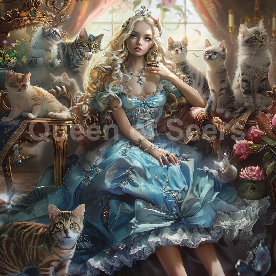 Fantasy Cat Art – Enchanted Art | Black Art | Magical Home Decor ...