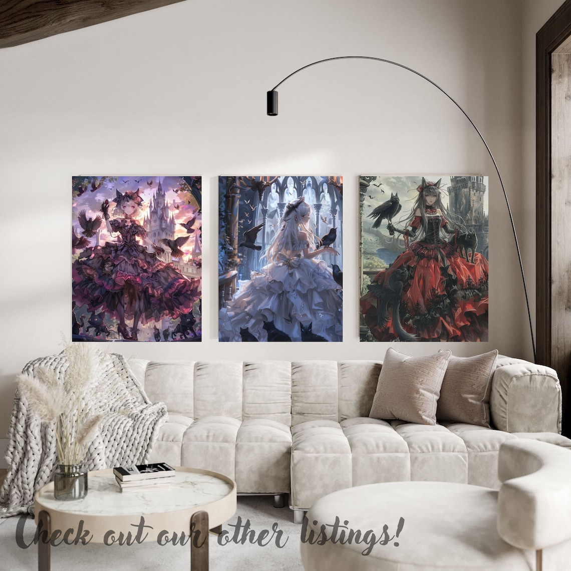 Anime Decor Anime Art Print Anime Art Anime Digital Download Witchy Art ...