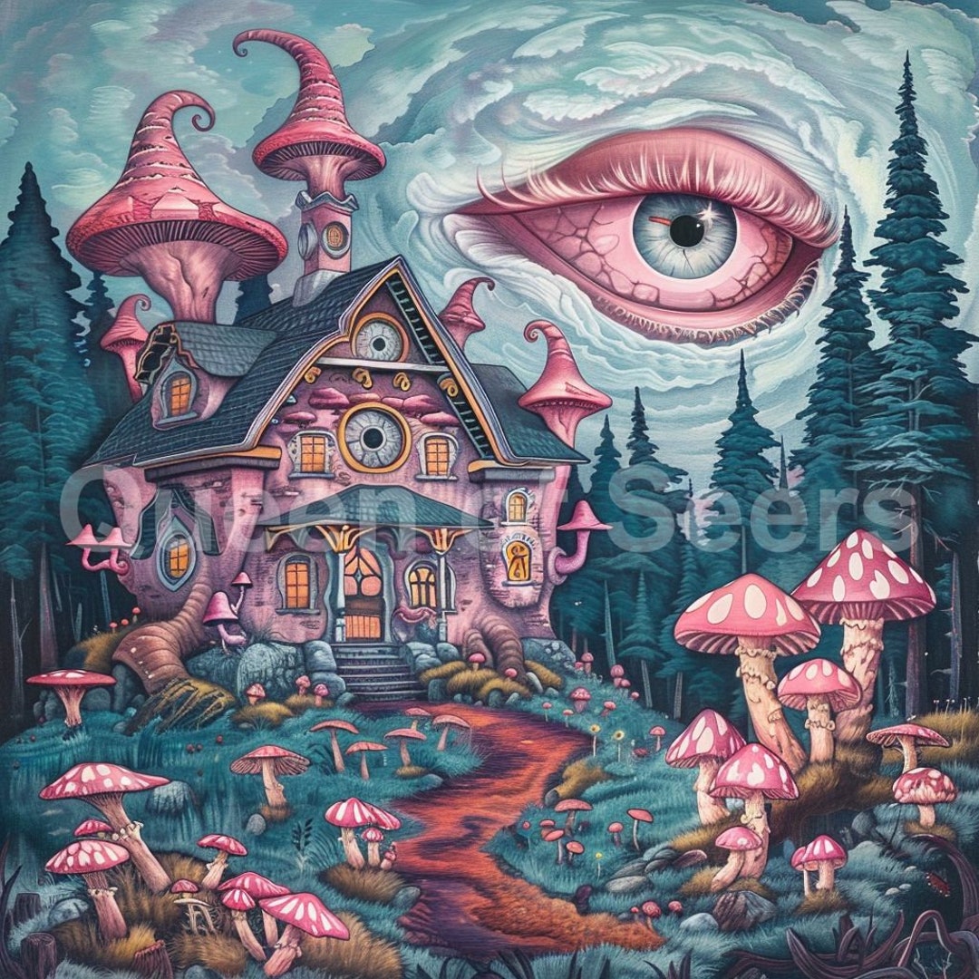 Cottage Core Decor: Downloadable Evil Eye Art - Unique Evil Eye Home ...