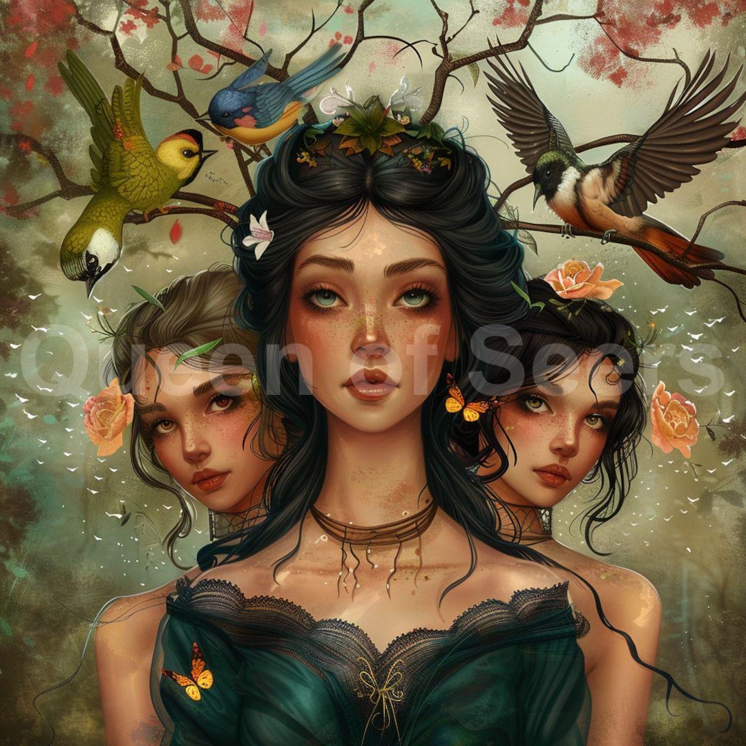 Witchy Art Fairytale Art Pagan Art Witch Aesthetic Whimsical Art Occult ...