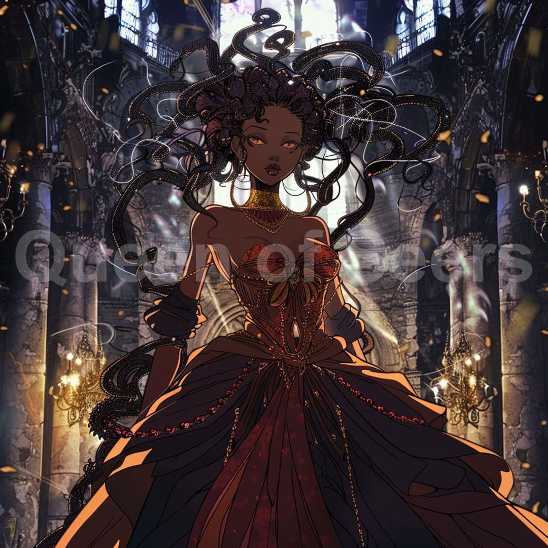 Medusa Art Dark Art Gothic Art Dark Cottagecore Art Fantasy Art Witchy ...
