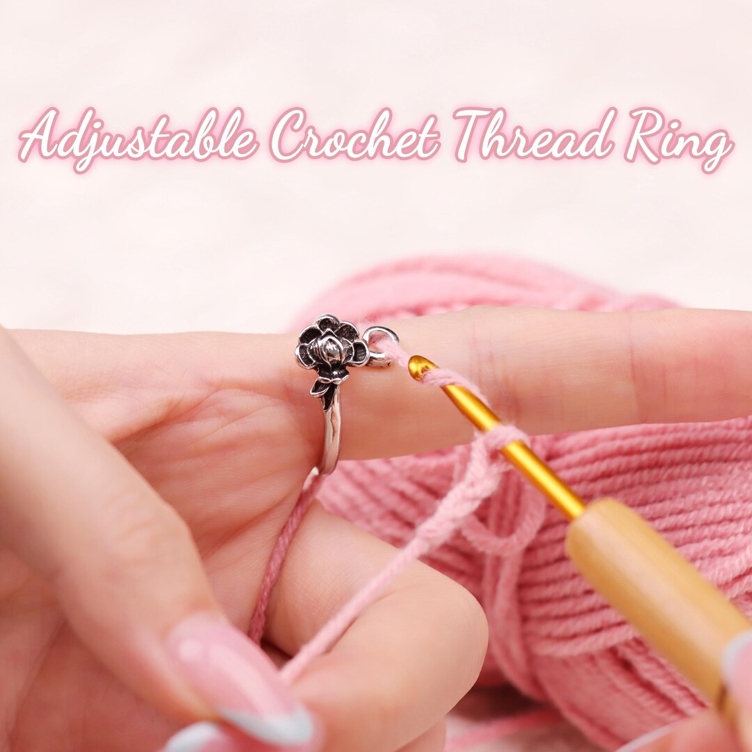 Yarn Tension Ring for Knitting Minimalist Lotus Yarn Tension Ring ...