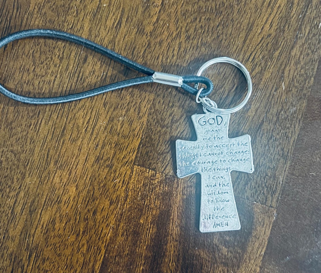 Serenity Prayer Keychain - Etsy
