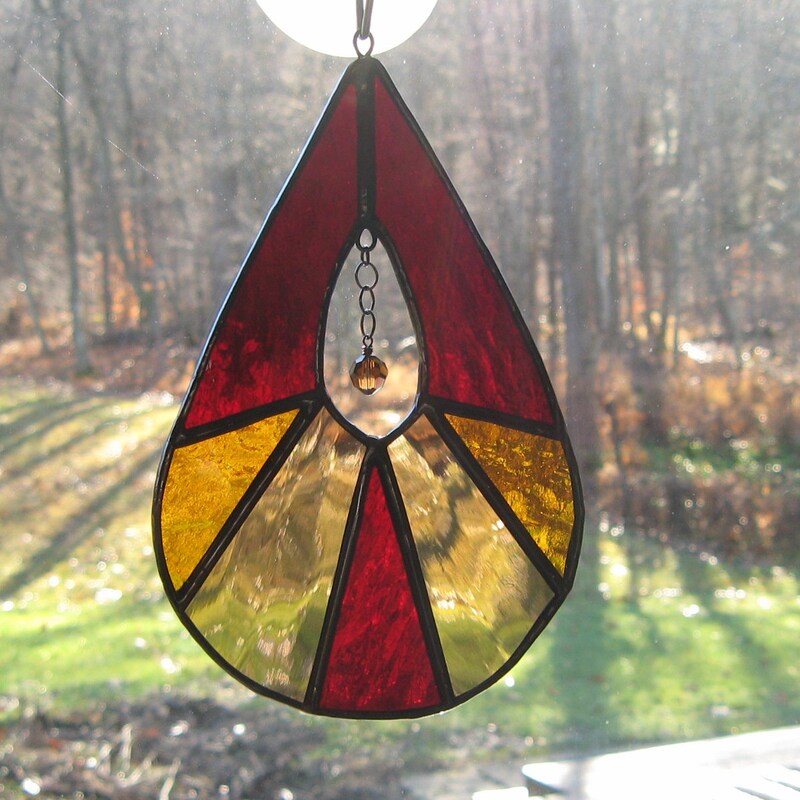 Glass Teardrop - Etsy