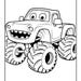 Monster Trucks Coloring Pages for Kids: 25 Printable Designs (PDF) - Etsy