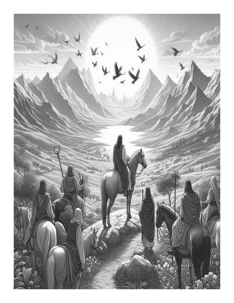 Bible Grayscale Coloring Book for Adults: 25 Printable Pages - Etsy