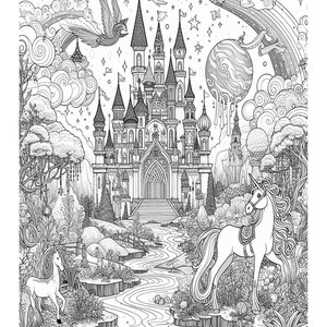 Magical World Coloring Pages for Adults: 25 Printable Designs (PDF ...