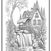 Cozy Cottage Coloring Pages for Adults: 25 Country Scenes (PDF Download ...