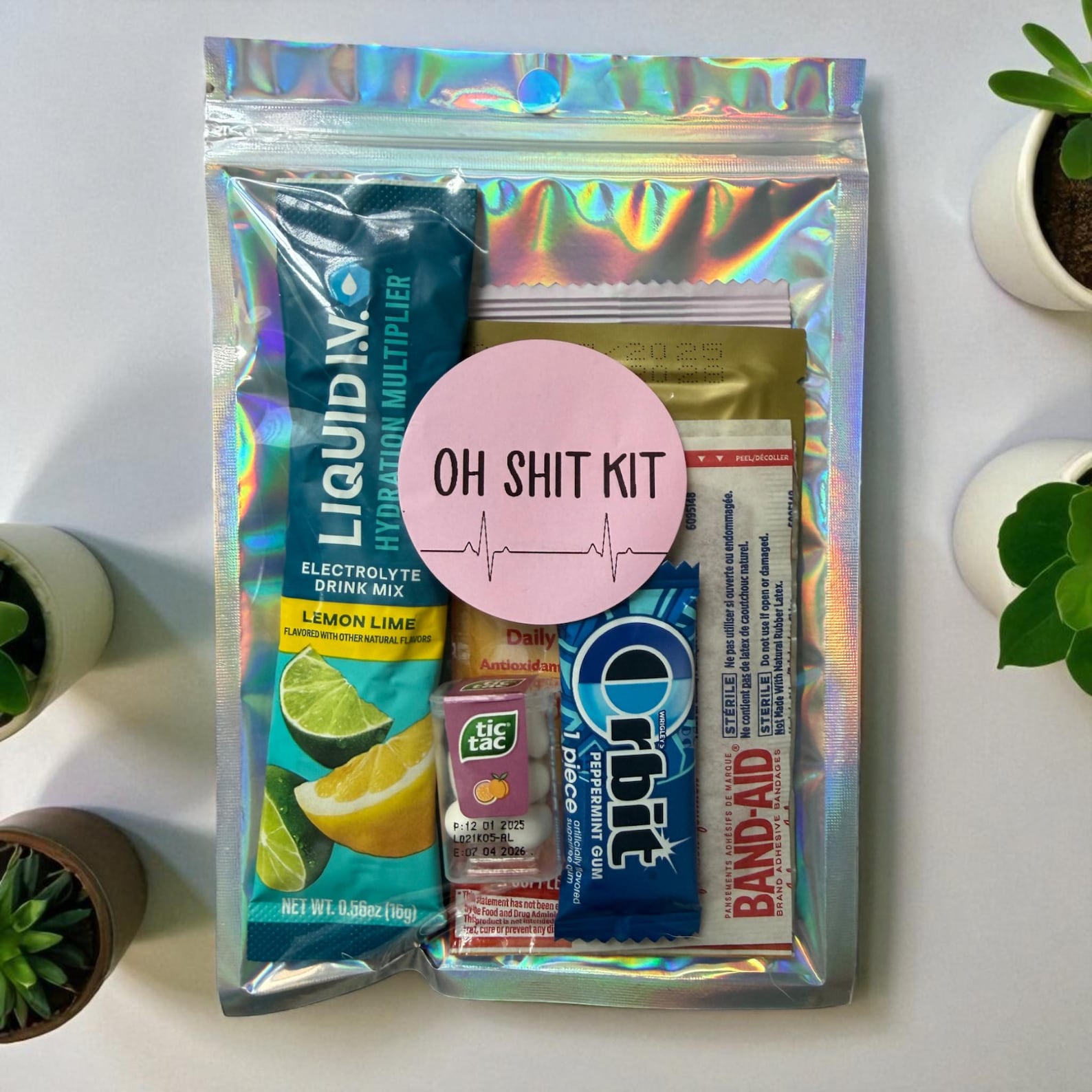 Wedding Recovery Kit: Liquid IV, Eye Patches, Gum - Etsy