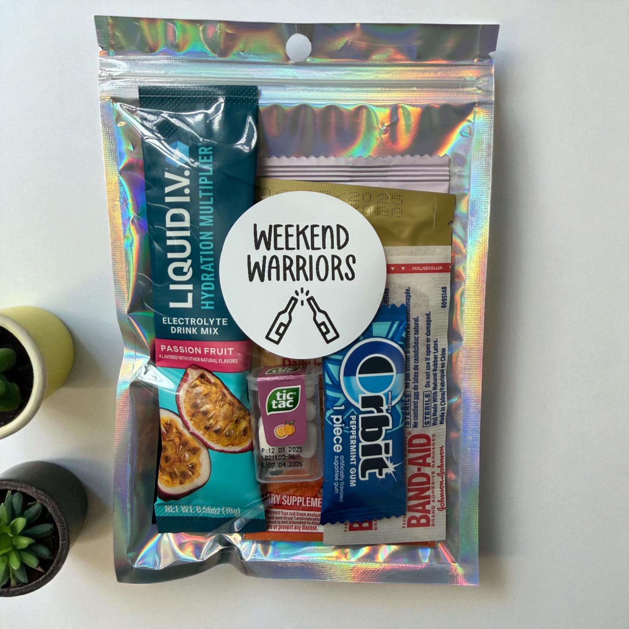 Wedding Recovery Kit: Liquid IV, Eye Patches, Gum - Etsy