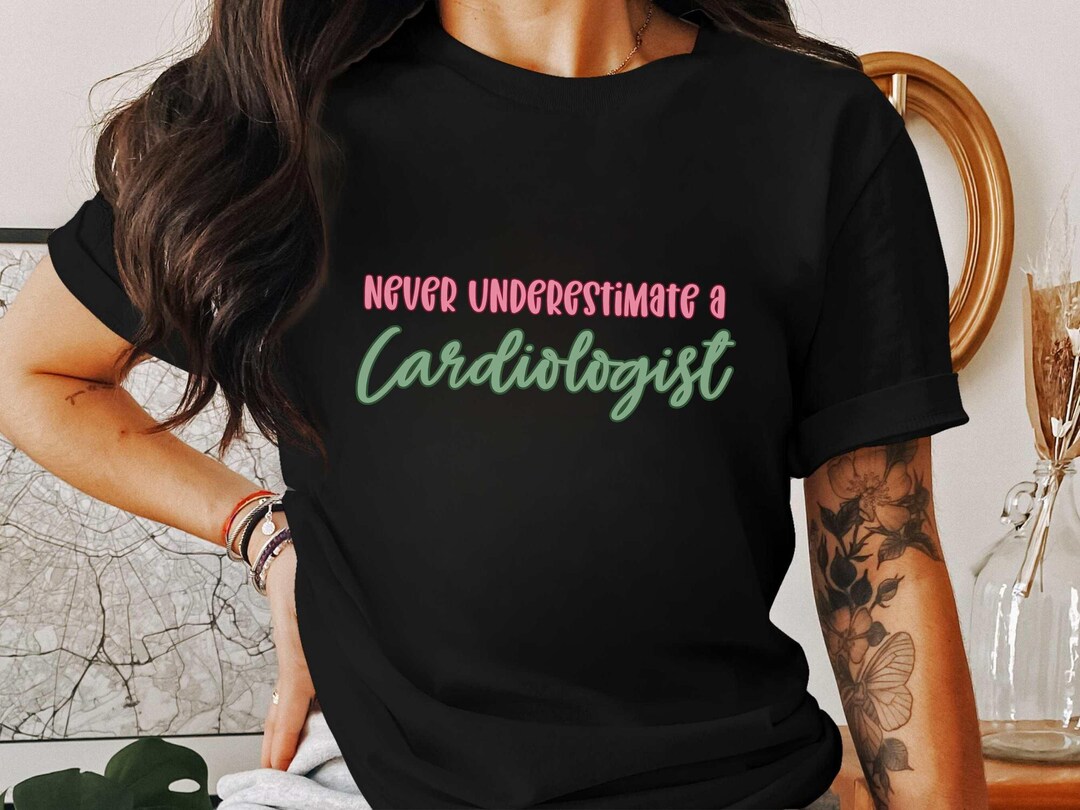 Cardiologist T-shirt Best Gift for Heart Care Doctors Perfect Christmas ...