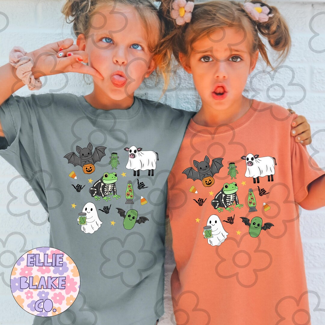 Halloween Pickle Friends Collage PNG Digital Download - Etsy