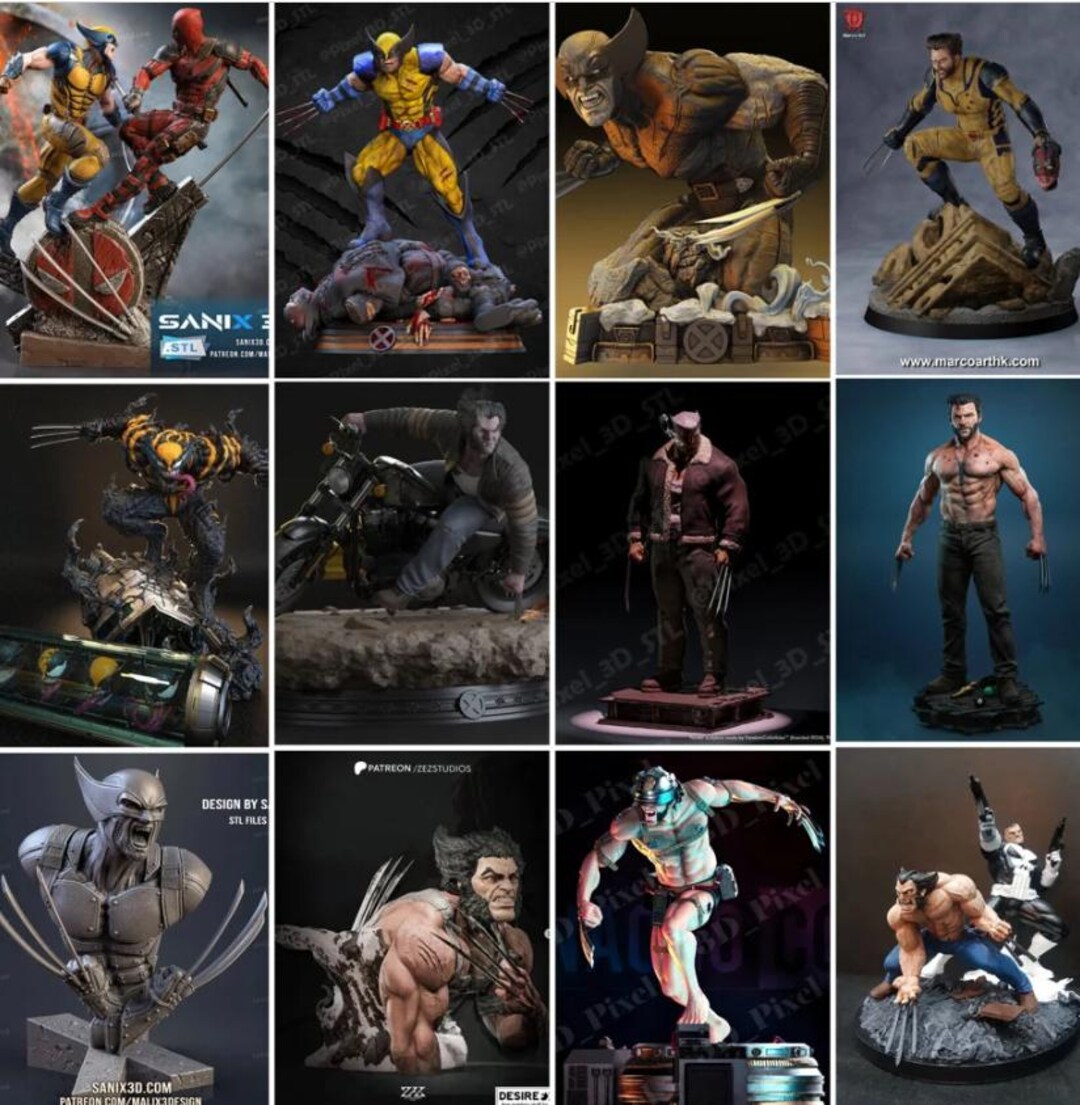 Pack Movie STL 3D Digital Printing High Quality STL Printer Files STL ...