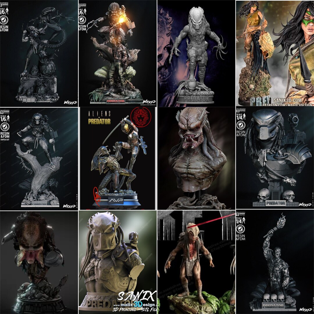 Predator Stl Pack Premium Mega Predator Stl Pack High Quality STL ...