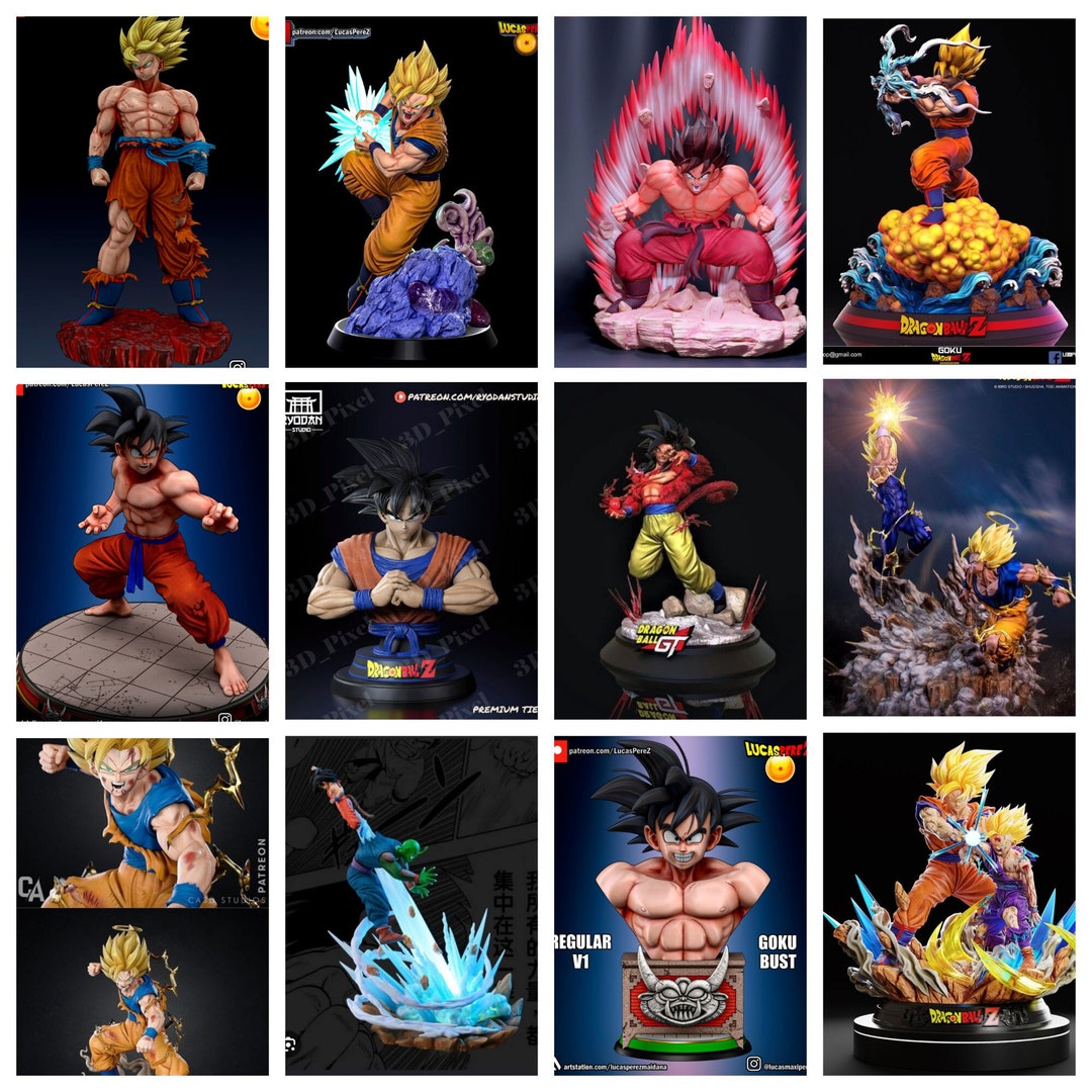 DBZ Stl Pack Premium Mega Pack 150 GB Stl High Quality STL Printer ...