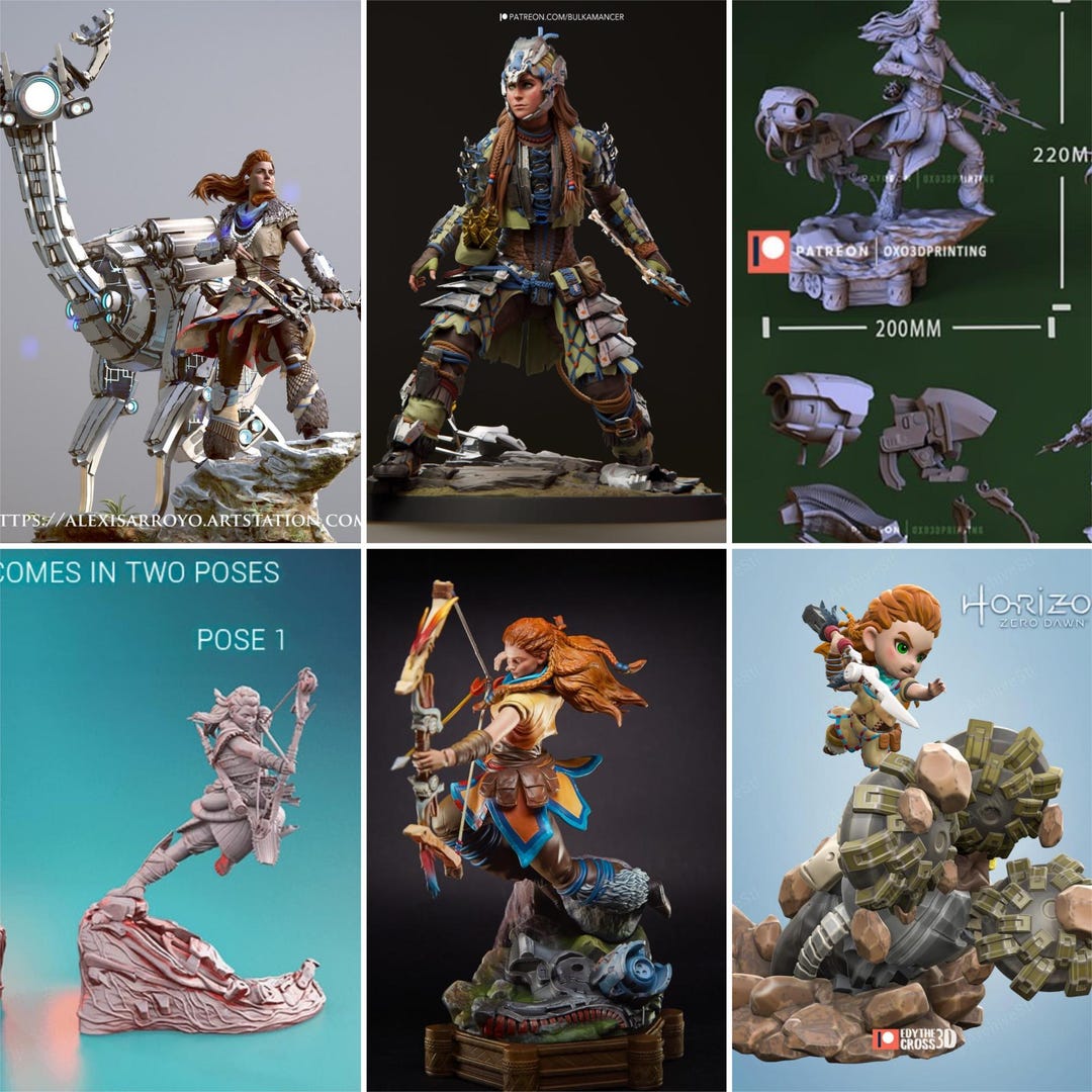 Pack Game STL Premium Pack Horizon Stl High Quality STL Printer Files ...