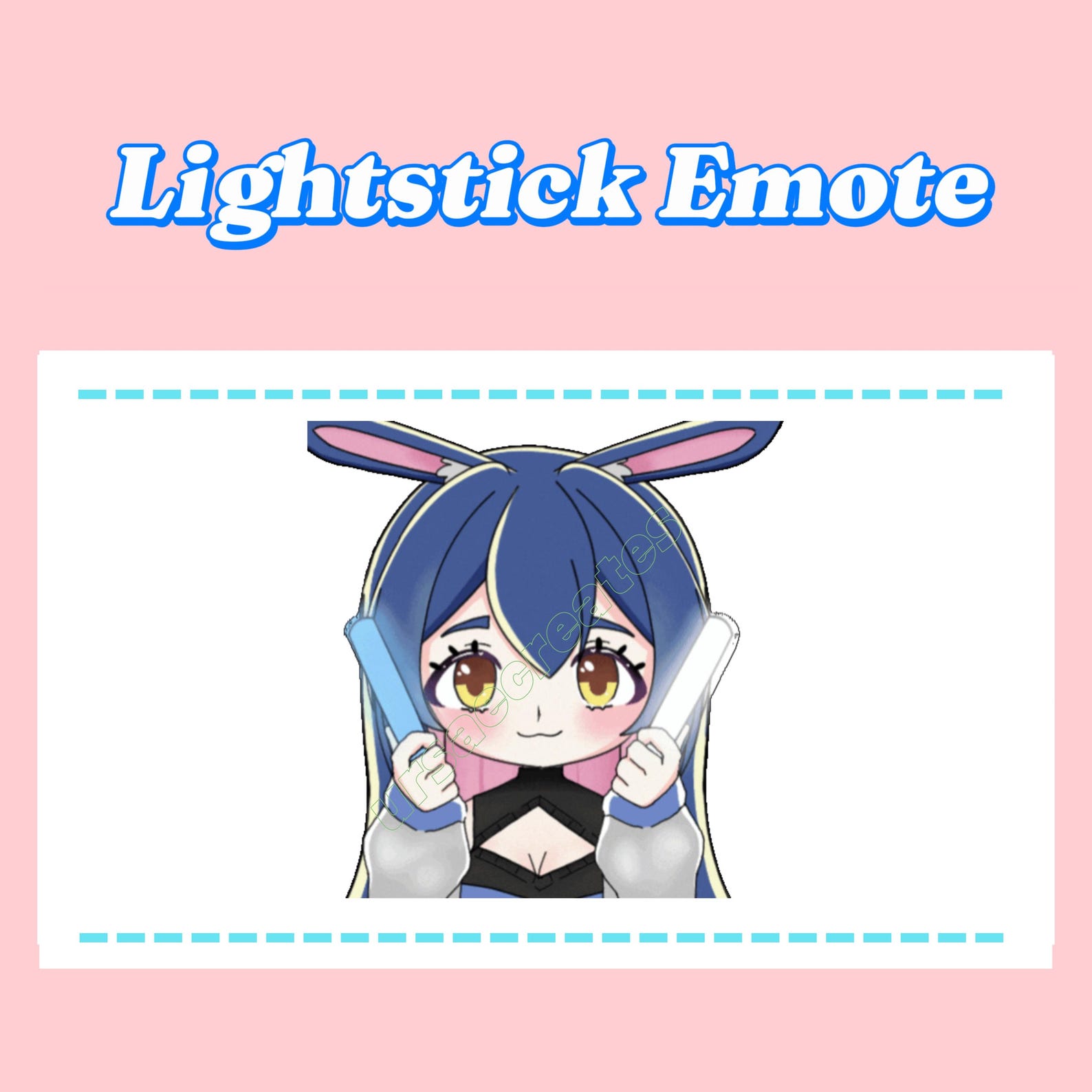 YCH Animated Lightstick Rave Emote - for Twitch, Youtube and Discord - Etsy