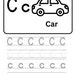 Learn to Write Simple Alphabet and Color the Object - Etsy