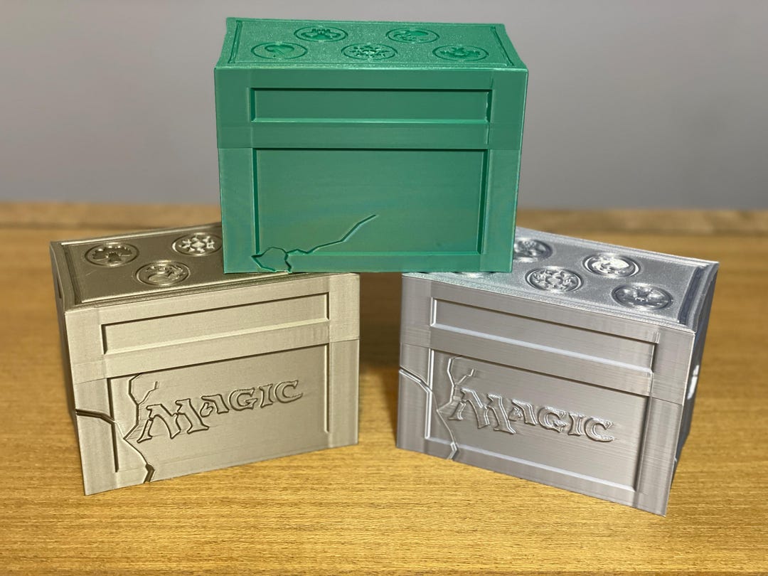 Magic the Gathering Card Box, Deck Box, MTG Card Storage, Many Colors ...