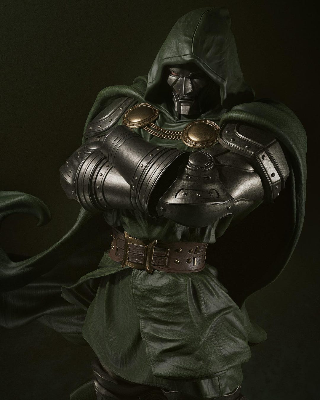 Dr. Doom - 12K High Quality Resin Figure, CA3D, 3D Print, Paintable ...