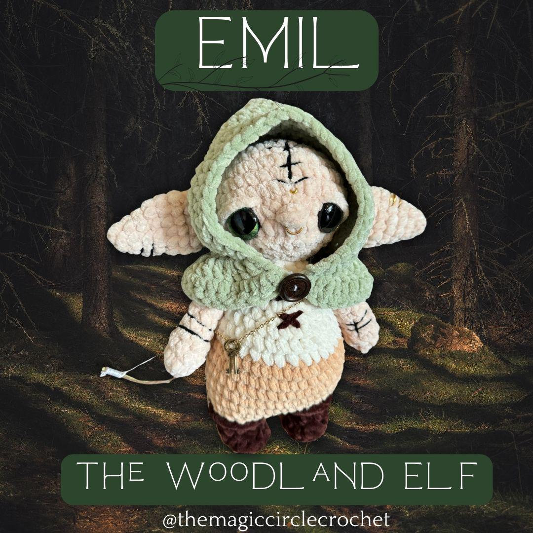 Emil the Woodland Elf Crochet Pattern PDF Digital Download - Etsy