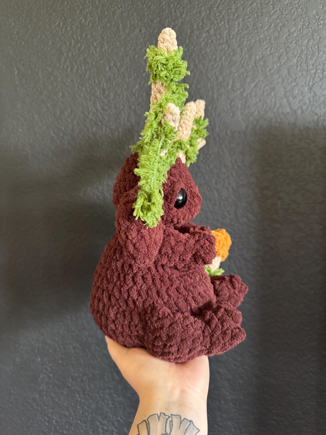 Oaken Antlered Forest Spirit Deity Mossy Creature Pattern. PDF English ...