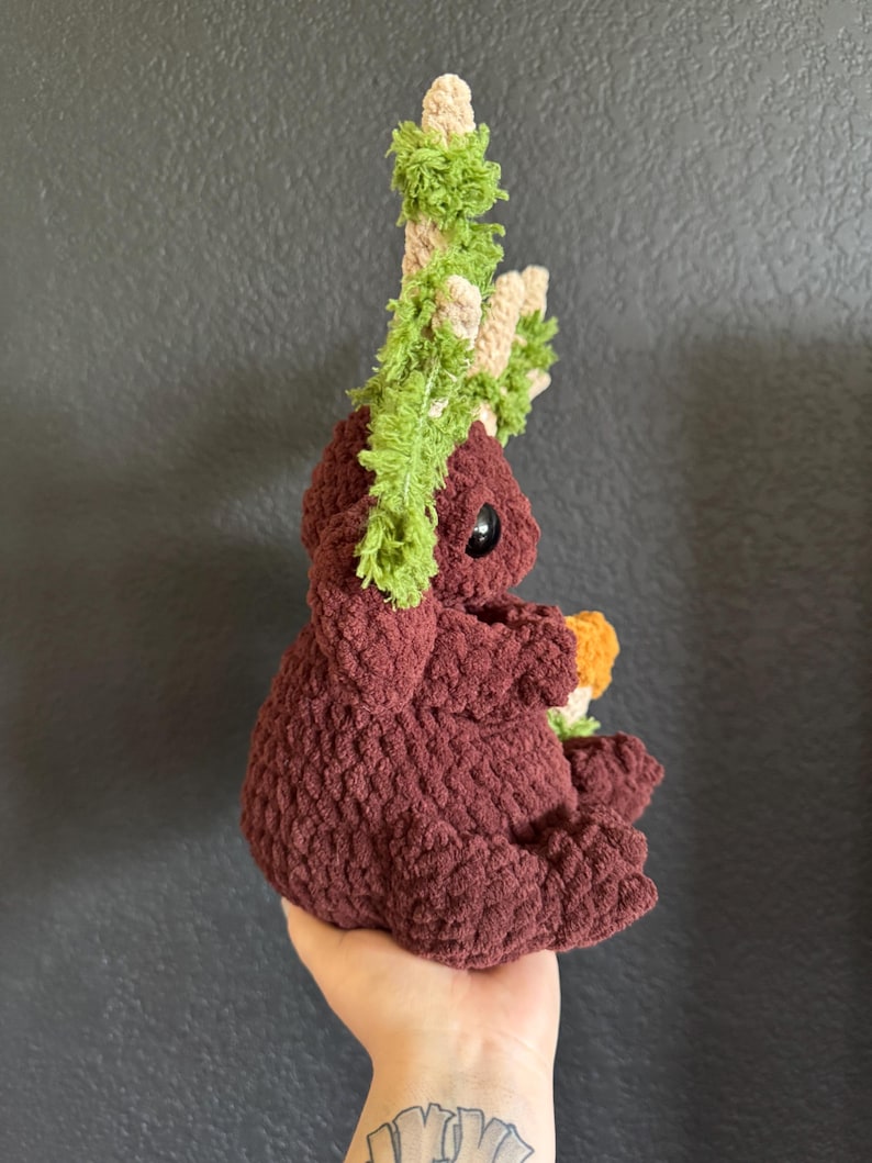 Oaken Antlered Forest Spirit Deity Mossy Creature Pattern. PDF English ...
