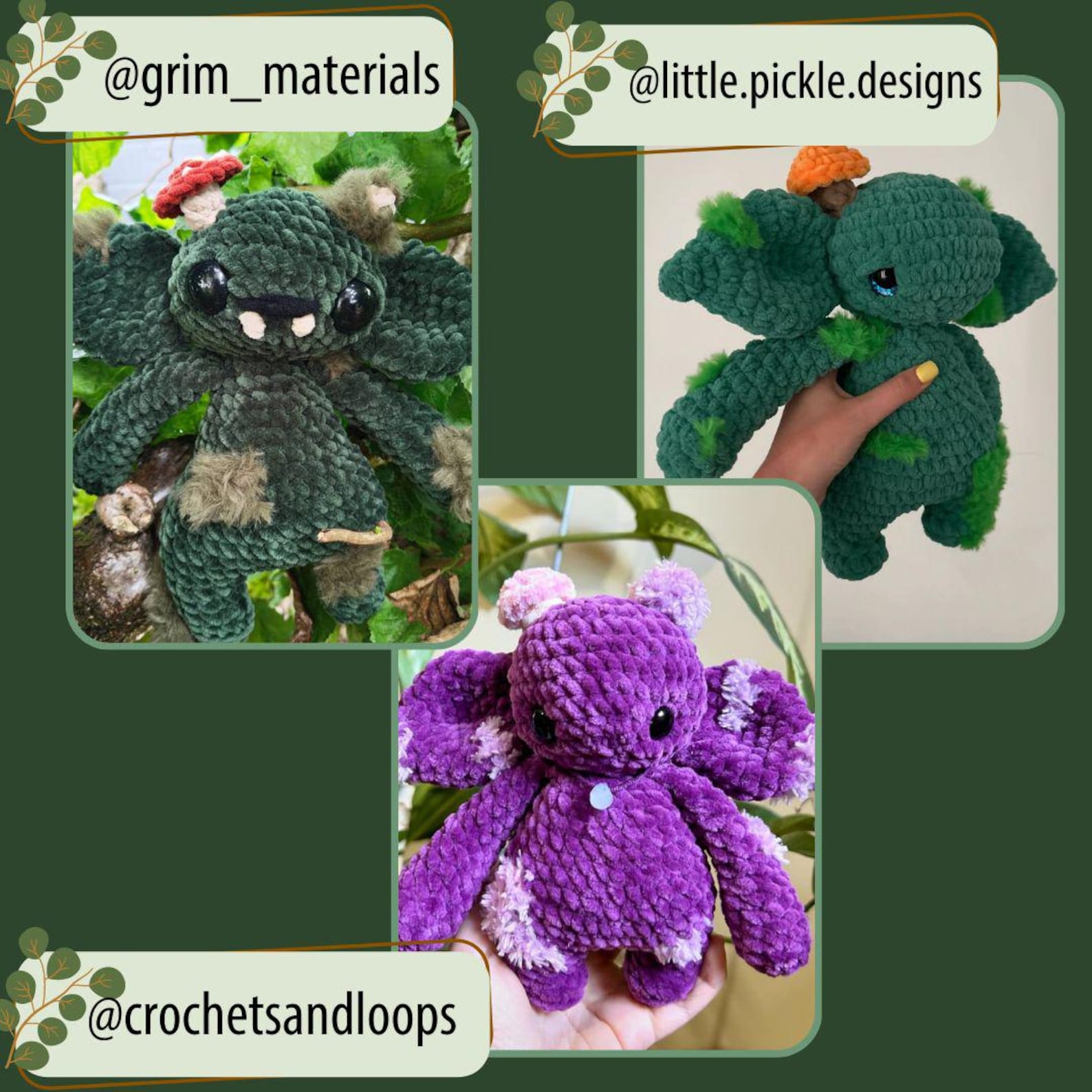 Gorbz the Baby Forest Troll Crochet Pattern PDF Digital Download - Etsy UK